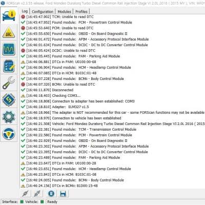JuneTein - 수입차 코딩하는 방법 - 포드 몬데오 Forscan 연결